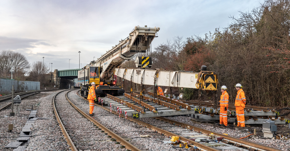 Kirow rail mounted cranes | VolkerRail