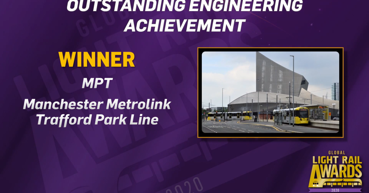MPT receives recognition at the Global Light Rail Awards | VolkerRail